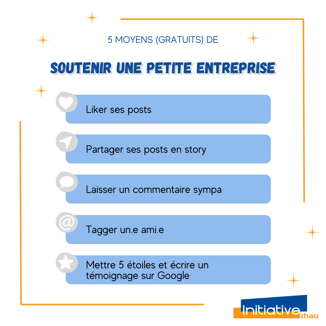 Soutenir une petite entreprise - Initiative Thau, membre d'INITIATIVE ...